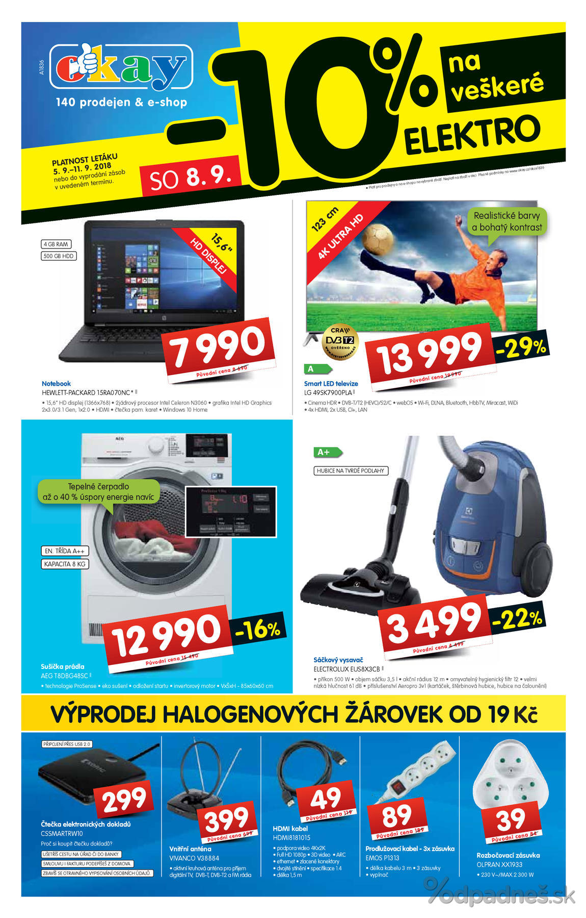 OKAY elektro leták platný do 11.9.2018 | Letákovo.sk