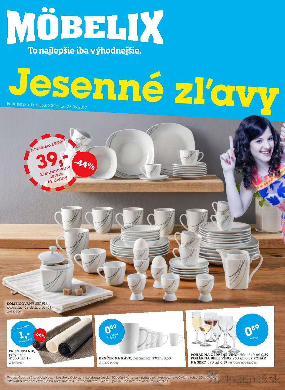 Mobelix leták platný do 28.9.2017 | Letákovo.sk