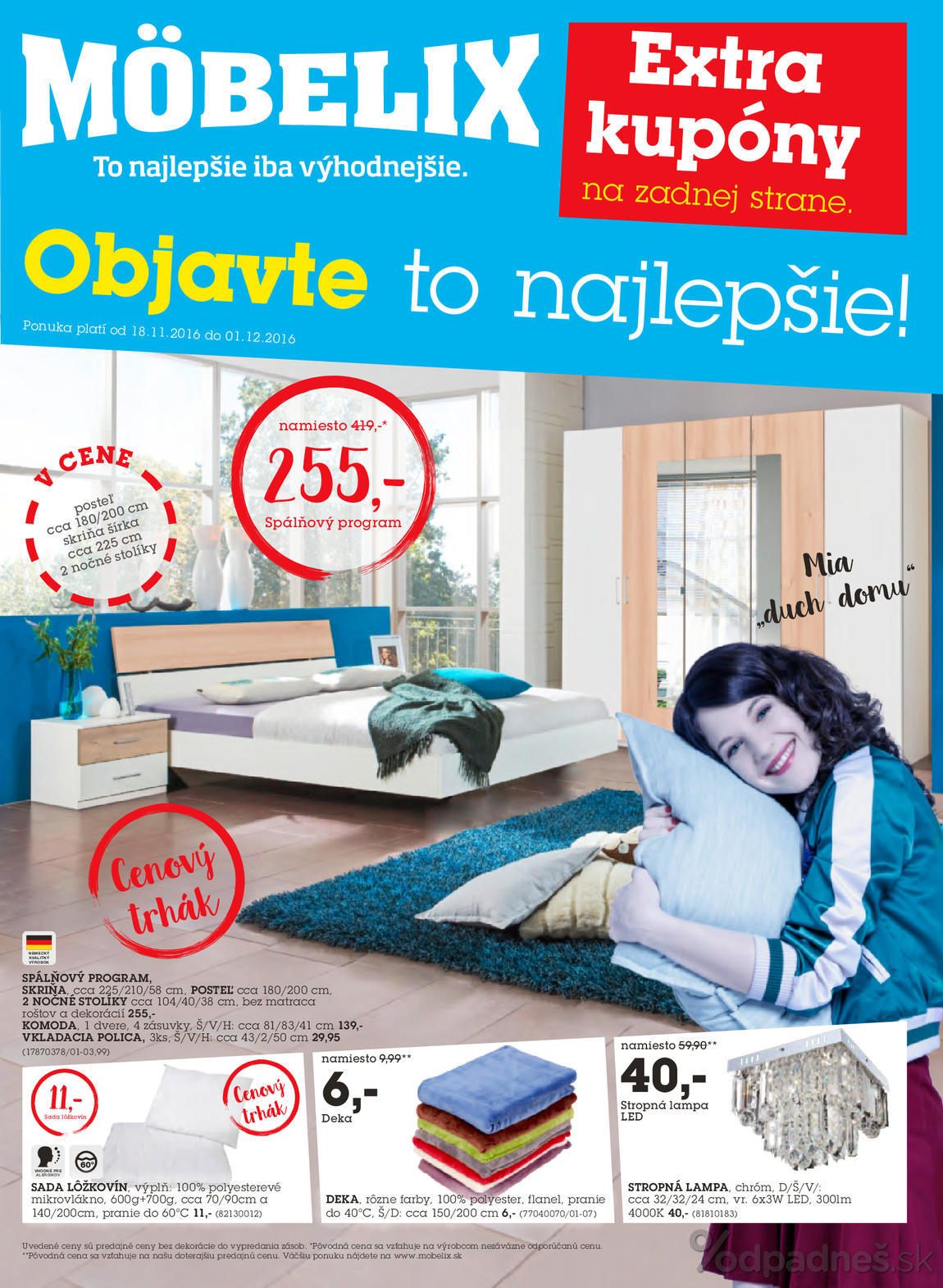 Mobelix leták platný do 1.12.2016 | Letákovo.sk