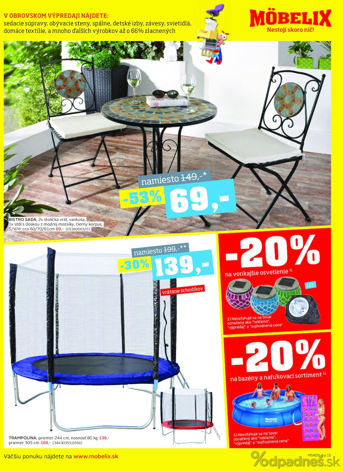 Mobelix leták platný do 8.7.2014 | Letákovo.sk